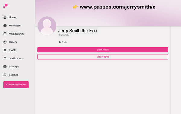 Passes x Fanhouse: Claim your account